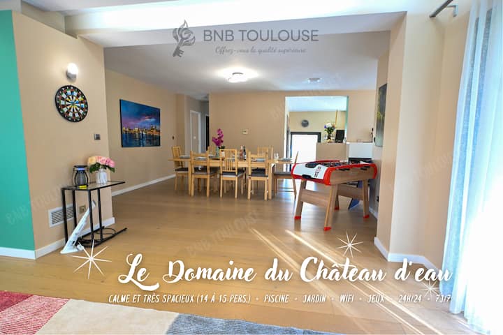 Domaine Du Château D'eau • Clim • Piscine • Wifi - Castelnau-d'Estrétefonds