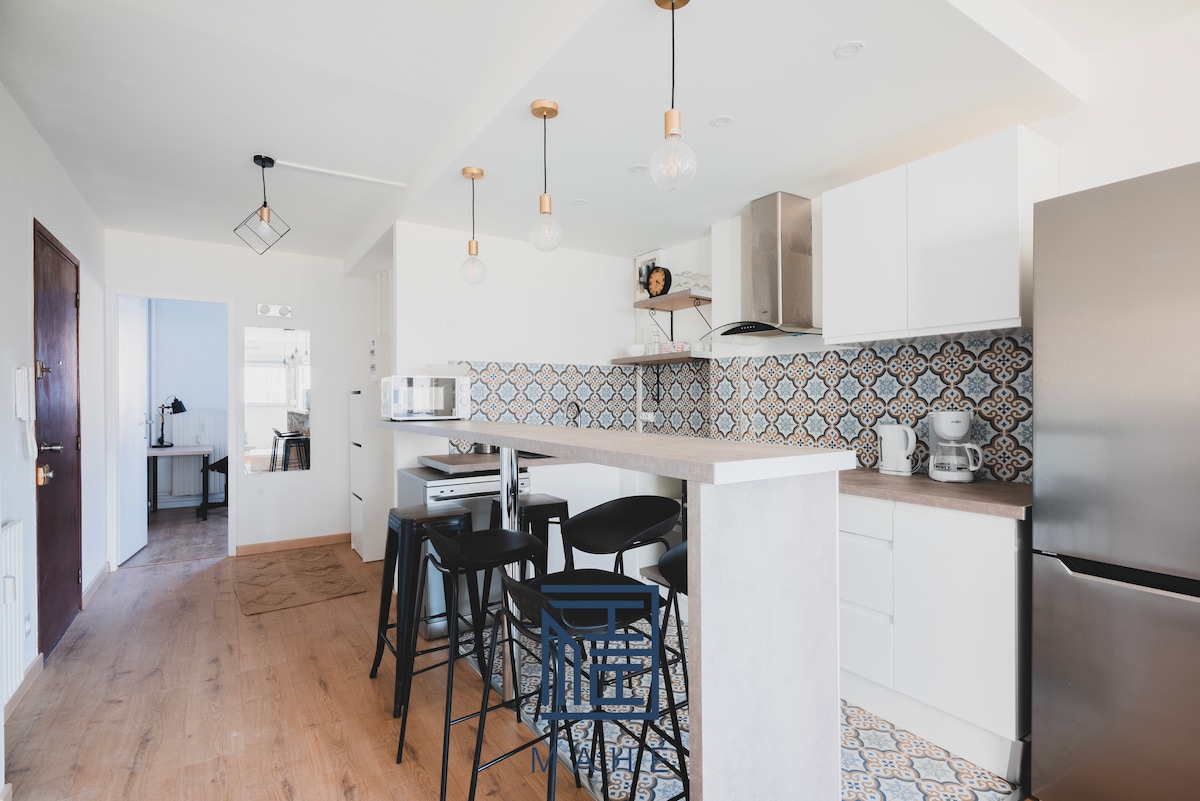 6 voyageurs - Thermal - Parc Sainte-Marie- Parking - Appartements à ...