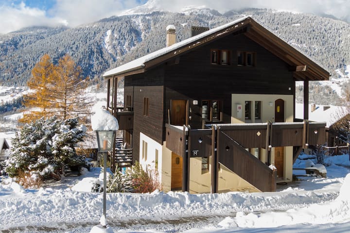 Charmante Wohnung Mit Terrasse M86 - Fiesch