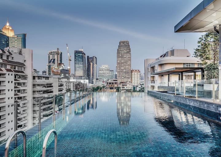 Gk24: Cbd/ 1-bedroom/ Bts Asoke/ Near Terminal 21 - Bangkok