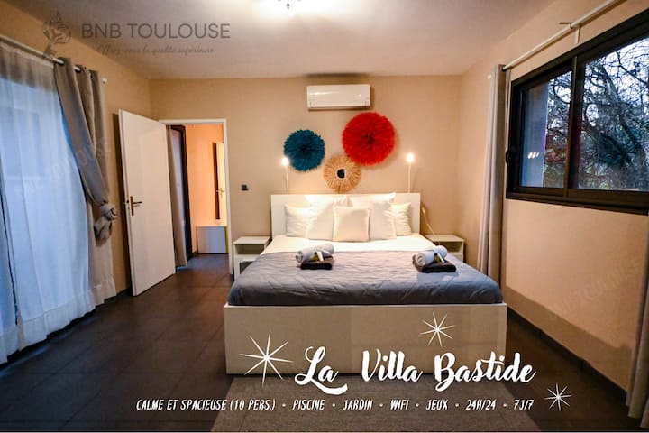 Villa Bastide • Clim • Piscine • Wifi • Parking - Bruguières