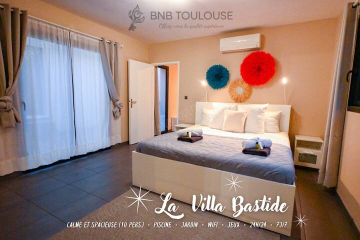 Villa Bastide • Clim • Piscine • Wifi • Parking - Castelnau-d'Estrétefonds