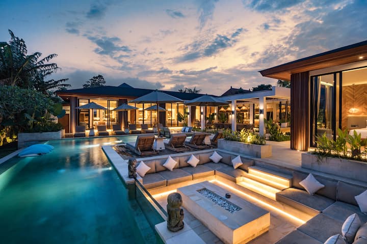 Villa Impian : 6br Vue Rizières à Ubud - Bali