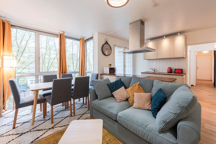 Serenity - 3 Bdr - 6 Prs - Parking - Wifi - Balcon - Lognes