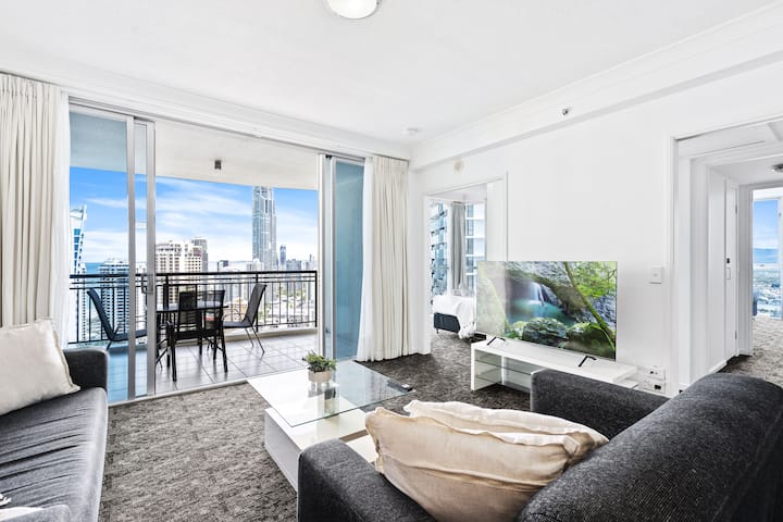 Lovely 2 Bedroom 2 Bathroom Unit At Chevron-q Stay - Surfers Paradise