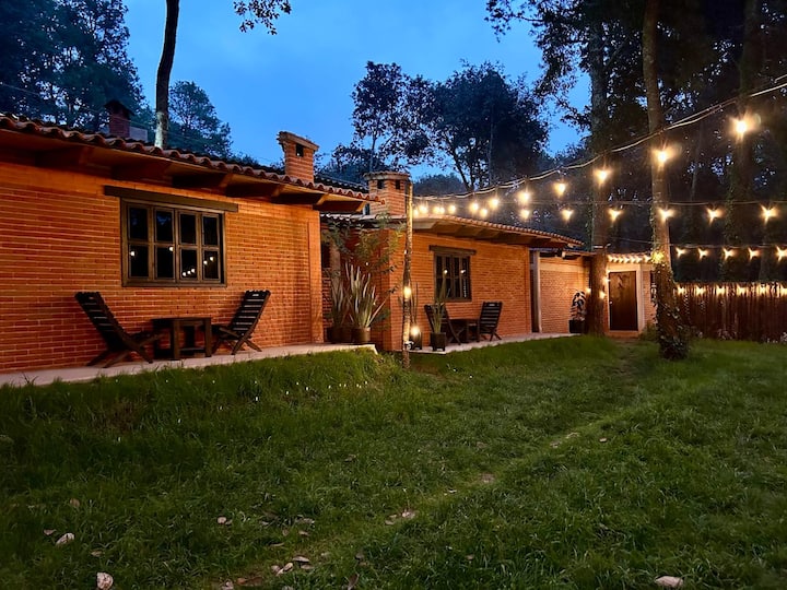 Cabañas Con Fogata, Cocina, Asador, Con Bosque. - Zacatlán