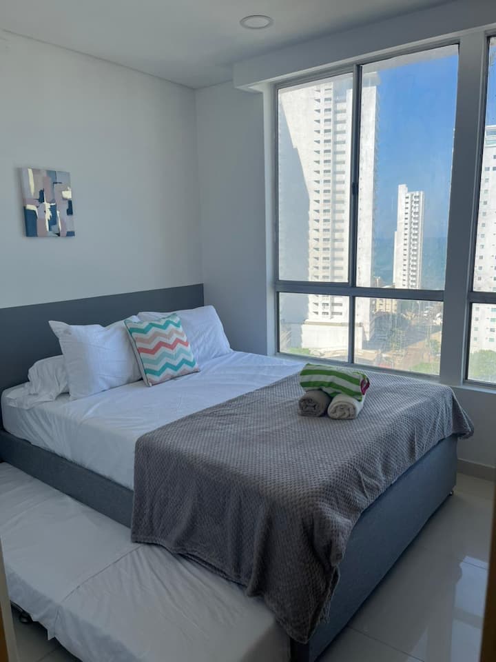 Apto Divino Con Vista Al Mar! - Cartagena