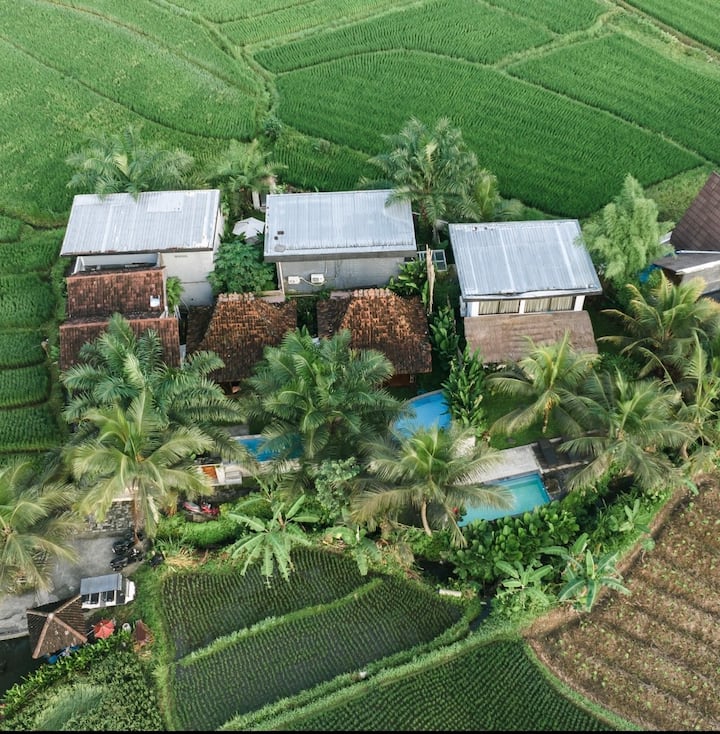 Kudus Hut Dua - Private Pool & Ricefield View - Sidemen