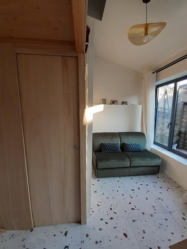 Chambre Indépendante 2 Lits 2 Places + Extérieur - Nantes