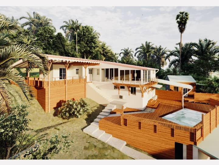 Villa Ti'kaz Madinina - La Mauny - 16 Personnes - Martinica