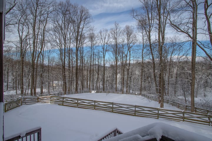 Nestled In The Woods: Hot Tub Fast Wi-fi Workspace - Naked Mountain Winery, Markham
