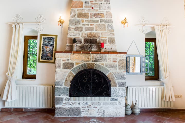 Stone Villa W P In A Natural Area In Bodrum Bitez - Bodrum