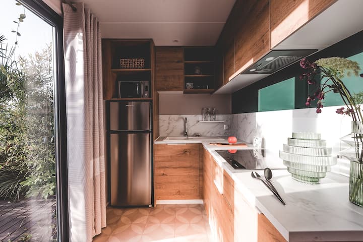 Mobil-home Maquis Climatisé 4 Personnes 2 Chambres - Bonifacio