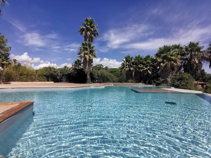Le Loria | Two-bedroom Cabin | Sea, Pool And Beach View - Figari