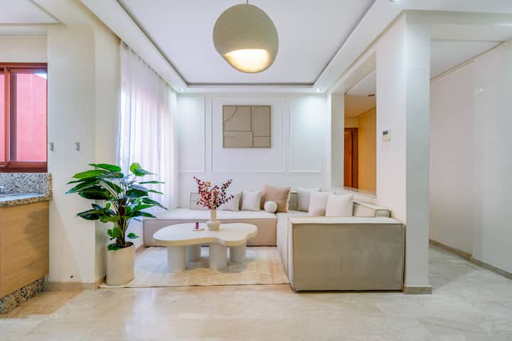 Modern Central Apartment Heat, Fast Wifi & Parking - Marrakesh