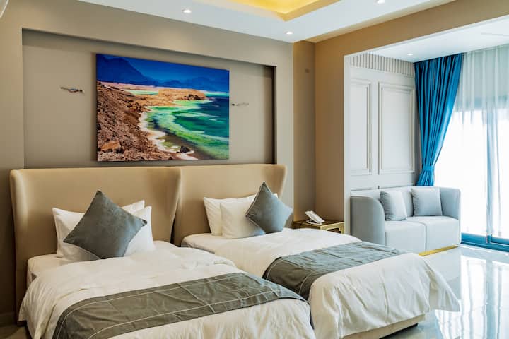 Double Single Bed - The Villa Haramous - Djibouti