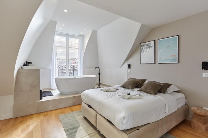 Spacieux Appartement 3 Chambres - Luxe Trocadéro - Garches