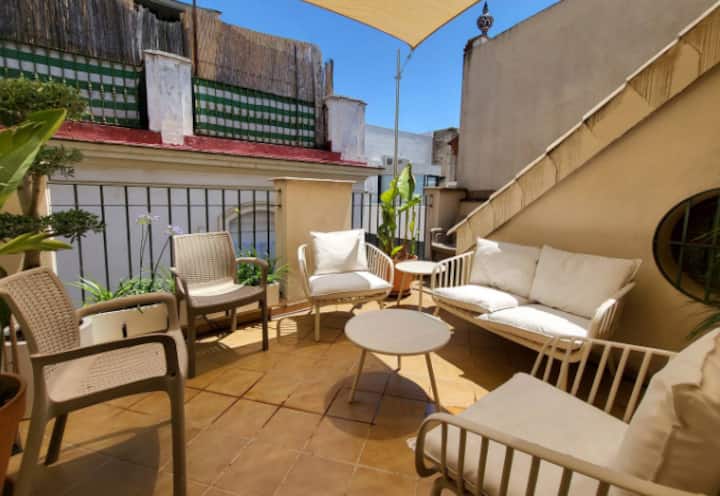 Penthouse Duplex + Terrace – 3 Min To Cathedral! - Seville, Spain