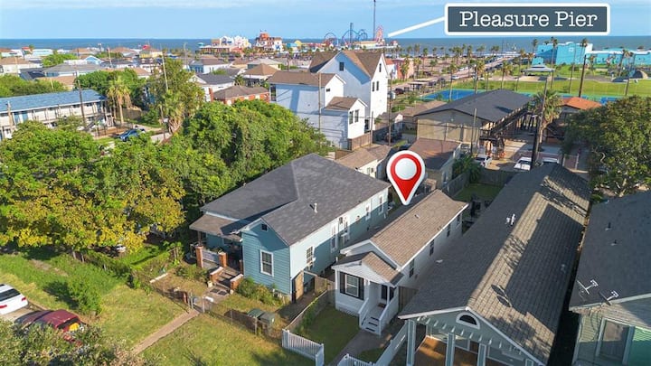 Cottage Amaris - Walk To Beach! - Galveston