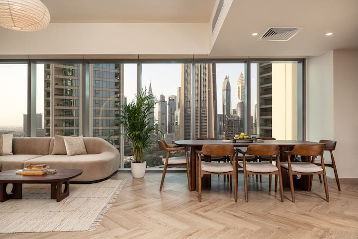 Seraya | 4bdr | Burj & Difc Skyline Views - 
