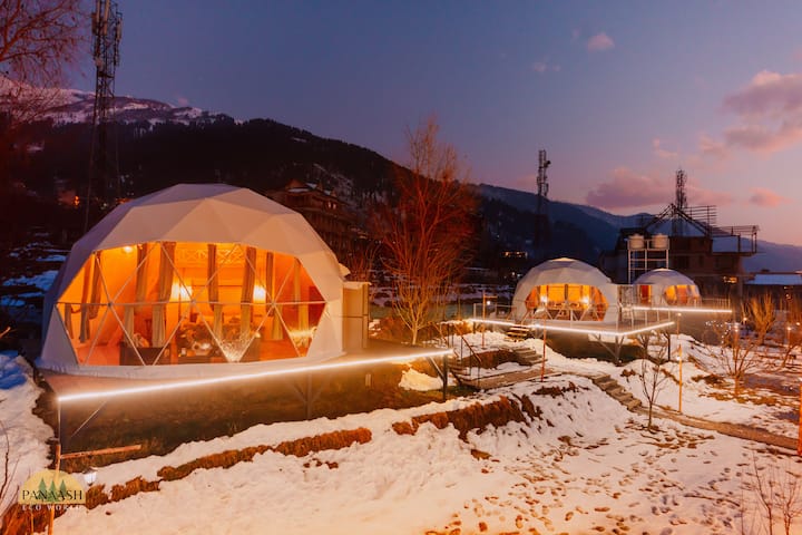 Panaash Eco World | Moon Dome | 1br By Homeyhuts - Manali