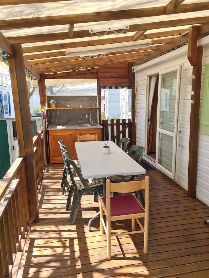 Mobil Home Climatisé Bord De Mer - Agde