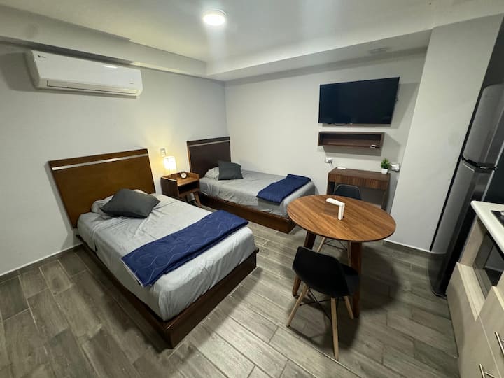 Loft De Lujo En Anáhuac A 3 Minutos De Uanl - San Nicolás de los Garza