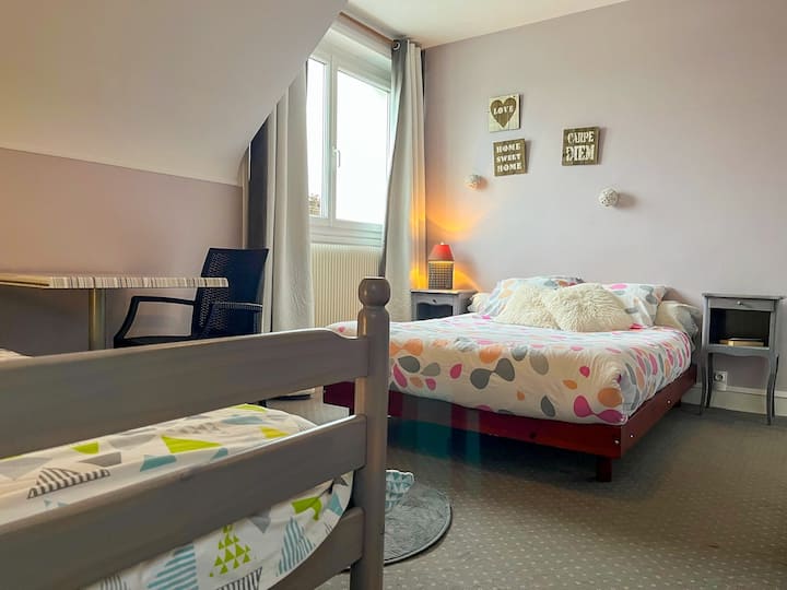 Chambre Triple Vue Sur Le Port - Au Ptit Mousse - Courseulles-sur-Mer