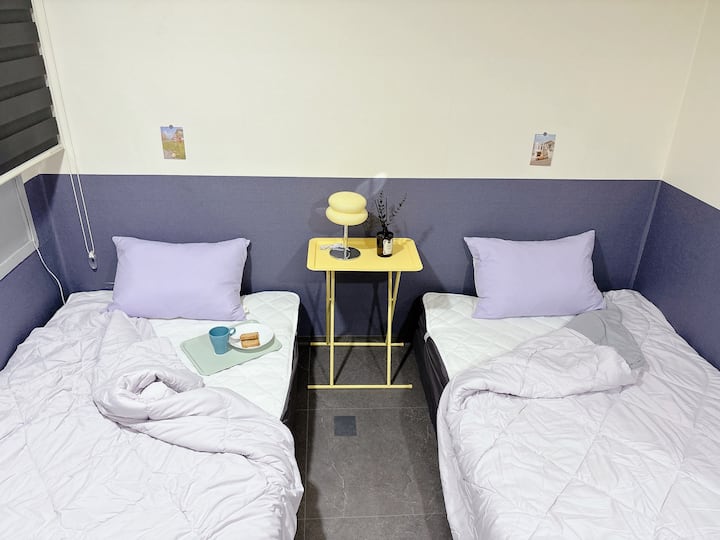 Metro 3min/2 Single Beds/shared Kitchen&laundry/#5 - 釜山