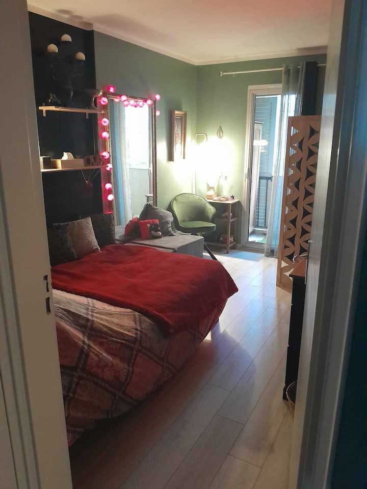 Chambre Double Dans Appartement Cosy - Marseille