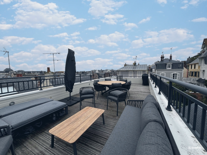 Maison Plein Centre - Terrasse - 도빌