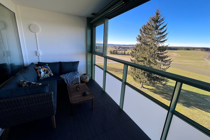 Panorama-apartment Im Schwarzwald Mit Wintergarten - Donaueschingen