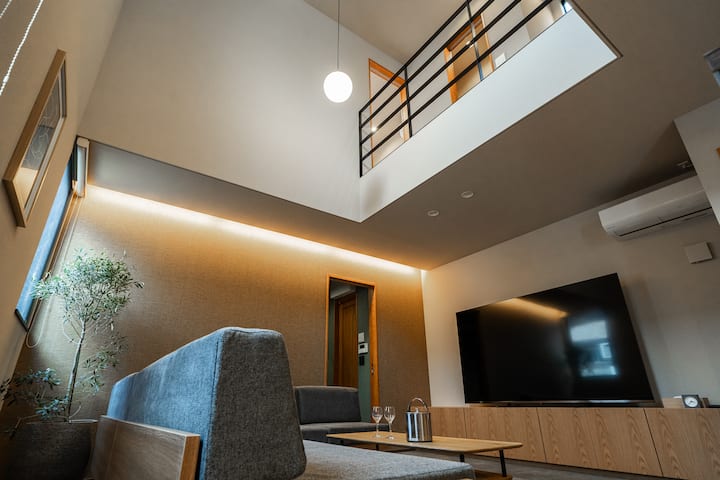 博多駅徒歩圏内 | 最大8名 | 1棟貸しホテル | ダブルベッド4  | Trigon Hotel - Fukuoka