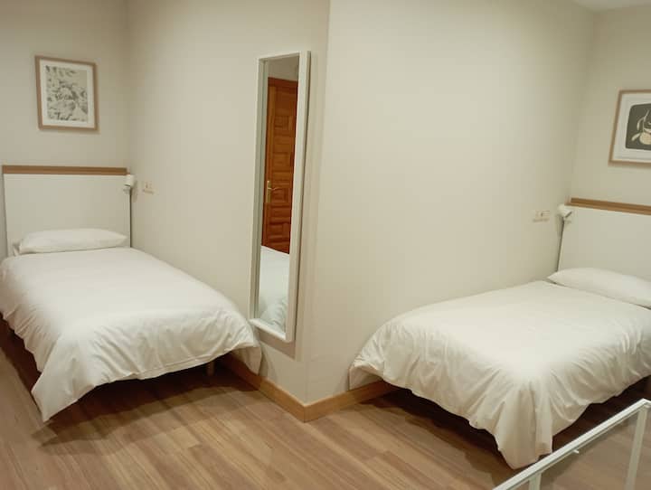 Habitación 2 Camas Y Baño Propio - Palencia