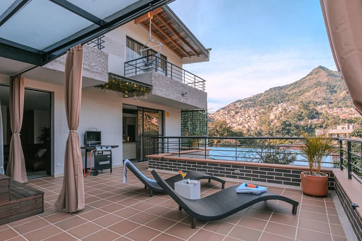 Rooftop Privado + Jacuzzi | Experiencia ÚNica - Medellín