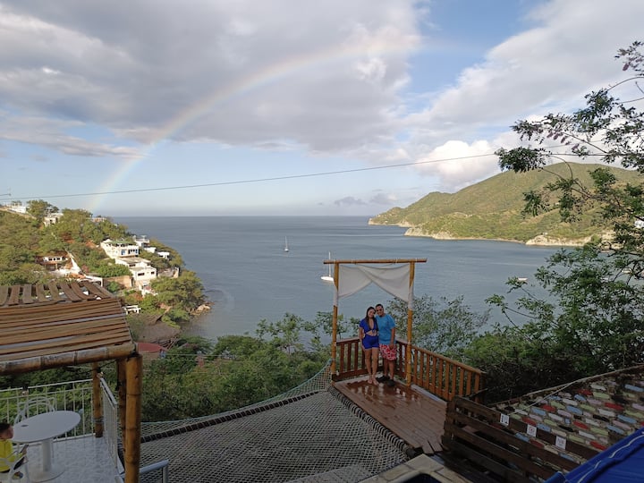 Hbit. Pivada Terraza Privada #2 - Taganga