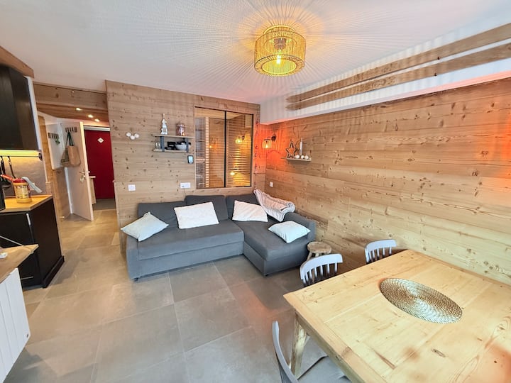 Appartement 35m2 Grande Terrasse Pied Des Pistes - Saint-François-Longchamp
