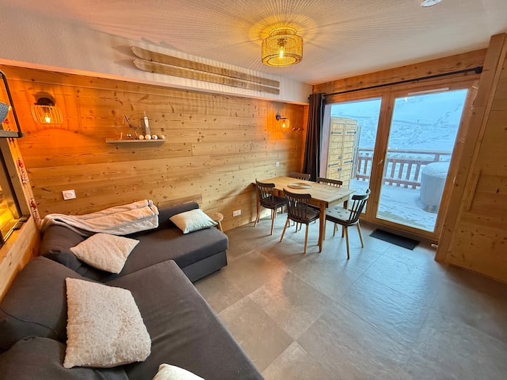 Appartement 35m2 Grande Terrasse Pied Des Pistes - Saint-François-Longchamp