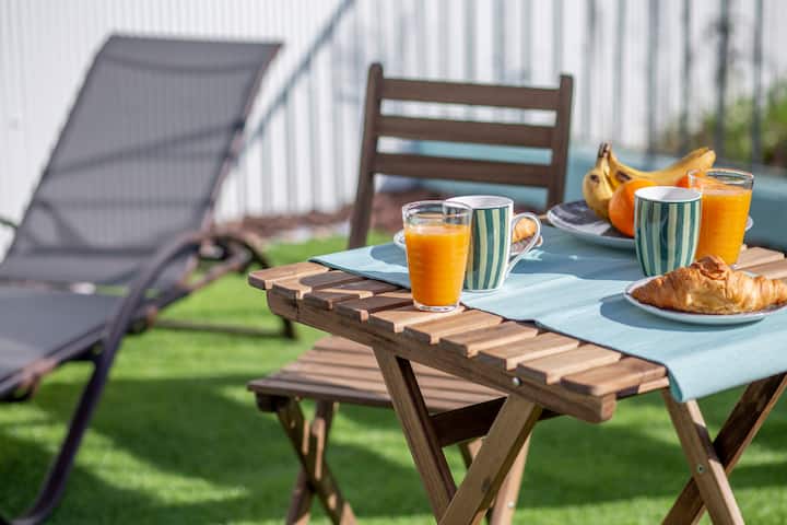 Downtown Flat | Private Garden | 5 Min To Subway - Porto