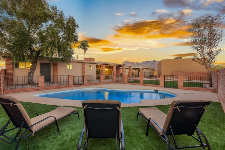 Casas Adobe Family Home Gameroom And Pool Epic - Oro Valley, AZ