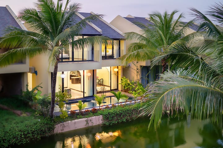 Metta Villa-3brs/pool-river View, 5' To Ab Beach - Hội An