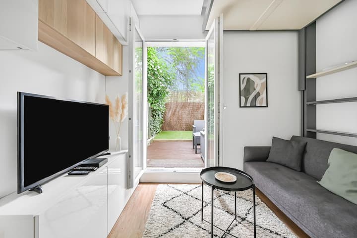 Studio Jardin éTé Privatif – 15 Min Paris - Villejuif