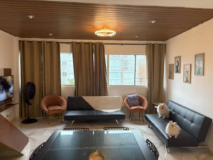 Duplex 100 M To The Beach - Guarujá