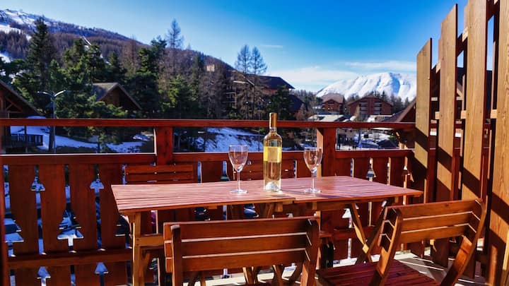 Spacieux T4 70m2 8 Personnes, La Joue Du Loup - Hautes-Alpes