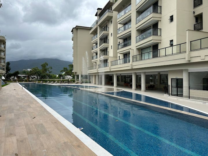 Ap 1412. Alto Padrão. Ar-cond. Pets! Roupa De Cama - Ubatuba