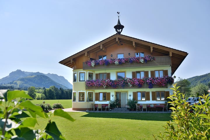 Fewo Auf Bio-bauernhof Bachanger Im Kaiserwinkl - Walchsee