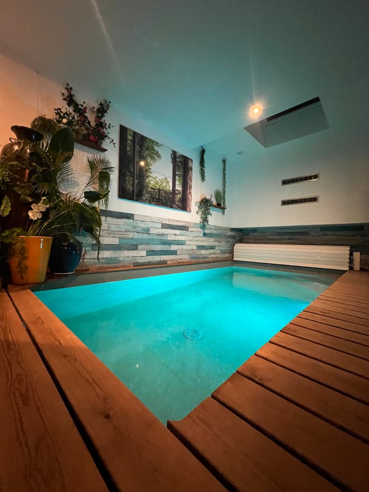 Maison Familiale Avec Jardin Et Piscine Intérieure - Talence