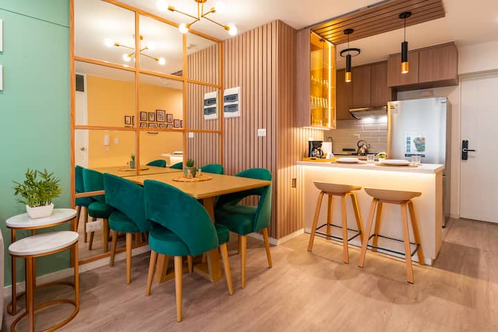 Logement De Luxe 1&nbsp;Chambre&nbsp;+&nbsp;Balcon | Près De San Isidro - Lima