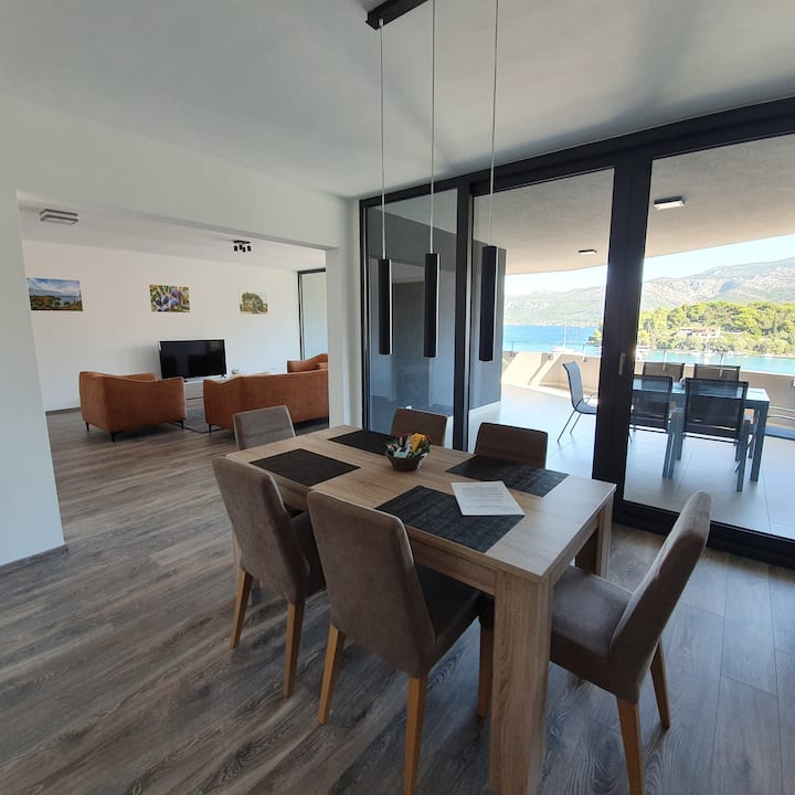 Korcula Holiday Beachview Apartment Olive 1 - Korčula