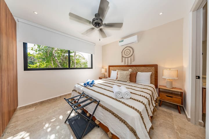 Lux 2 Bd W/ Balcony + Rooftop Pool | Aldea Zama - Tulum